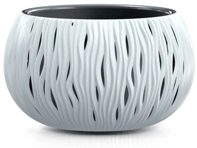 MAXIVA Květináč - SANDY BOWL, Ø 37 cm Barva: antracit
