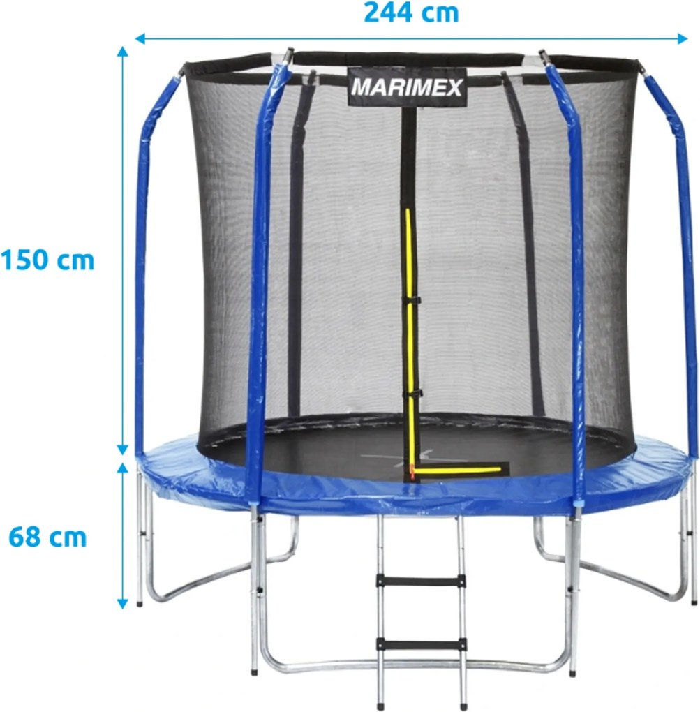 Marimex Standard 244 cm + vnitřní ochranná síť + žebřík 19000080