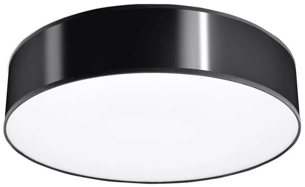 Stropní osvětlení ARENA 45, 3xE27, 60W, 45cm, kulaté, černé Sollux lighting ARENA 45 SL.0124