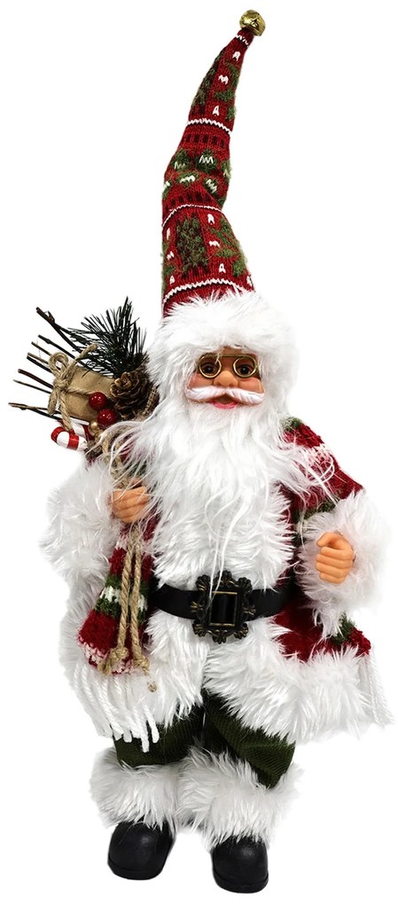 Tutumi, vánoční Santa Claus 44cm KL-21X38A, vícebarevné, CHR-06978