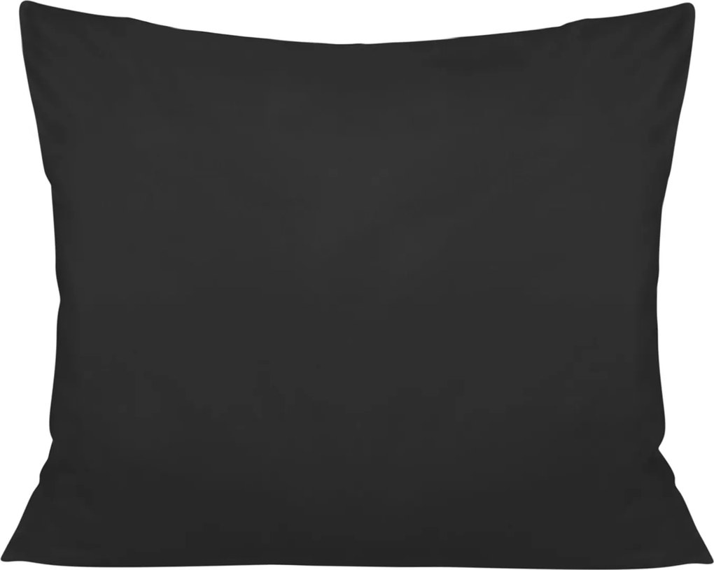 SATÉNOVÝ DEKORAČNÍ POVLAK NA POLŠTÁŘ SATYNLOVE 40X60 CM ČERNÁ