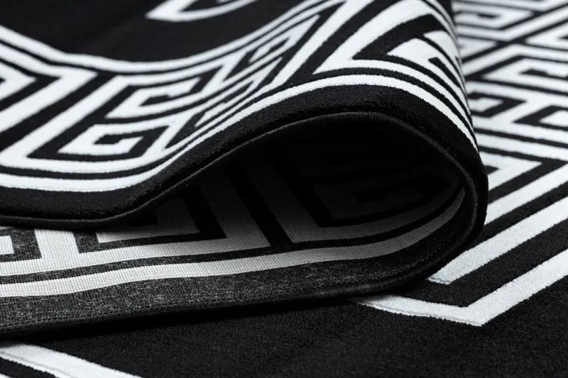 Dywany Łuszczów Kusový koberec Gloss 6776 85 greek black/ivory Rozměry koberců: 240x330