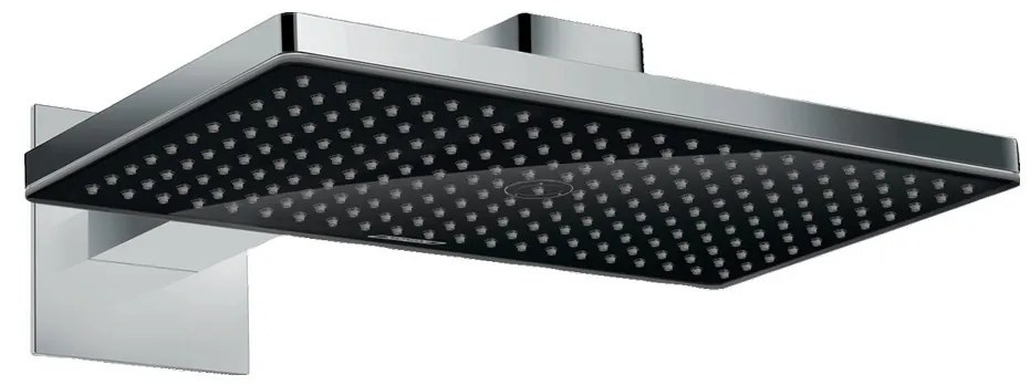 Hansgrohe Rainmaker Select, hlavová sprcha 460 1jet se sprchovým ramenem, černá/chromová, HAN-24003600