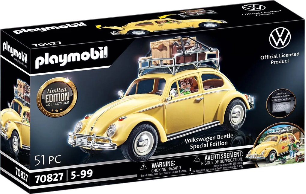 Stavebnice playmobil 70827 volkswagen brouk - speciální edice