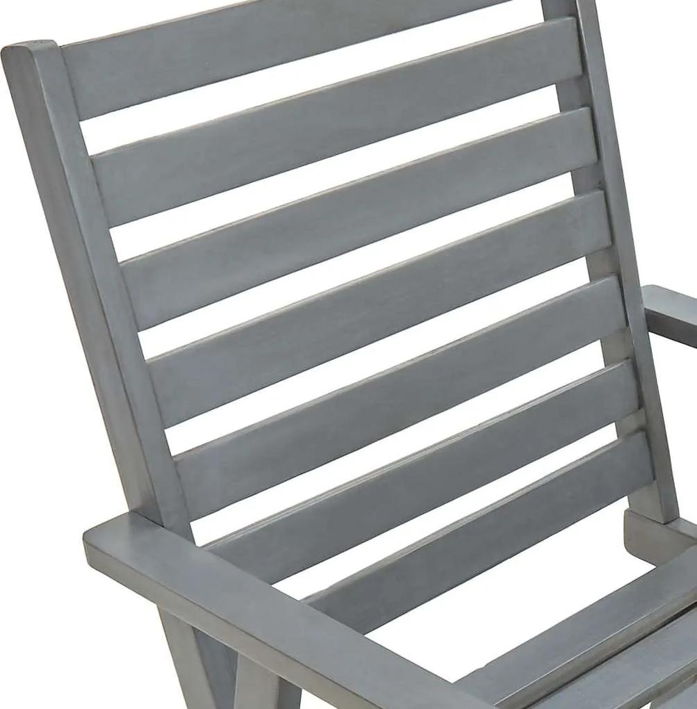 vidaXL Zahradní jídelní židle s poduškami 4 ks masivní akáciové dřevo [3078423] Barva: Královská modř
