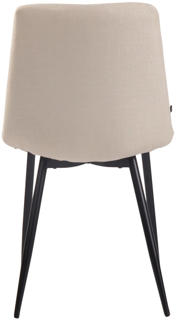 Jídelní židle Hewton - látkové čalounění | krémová
