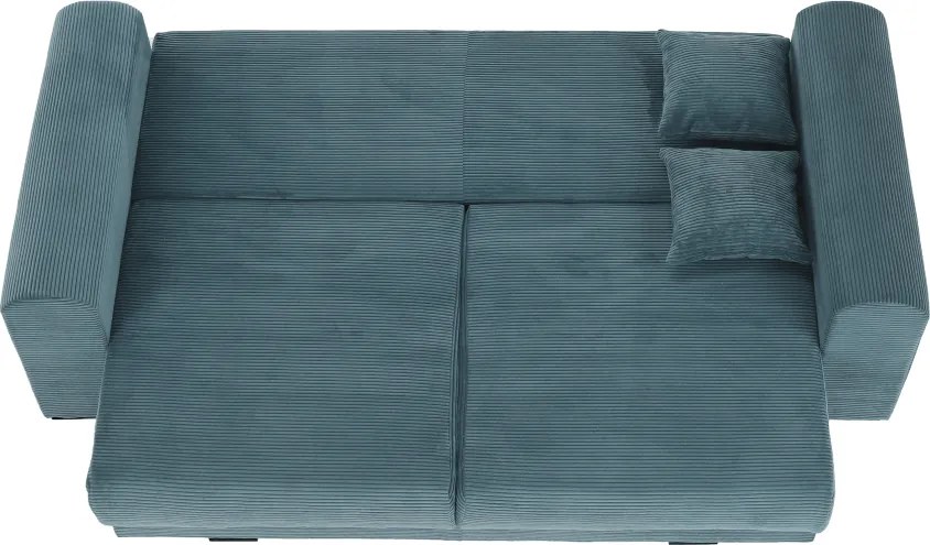 Extra prostorná pohovka, modrá / mentolová / světle šedá, Gilena BIG SOFA