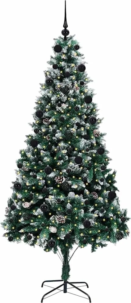 Umělý vánoční stromeček Zelená 210 cm PVC, ocel a plast 3396274