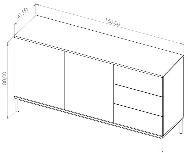 Komoda QUARTY QT-01