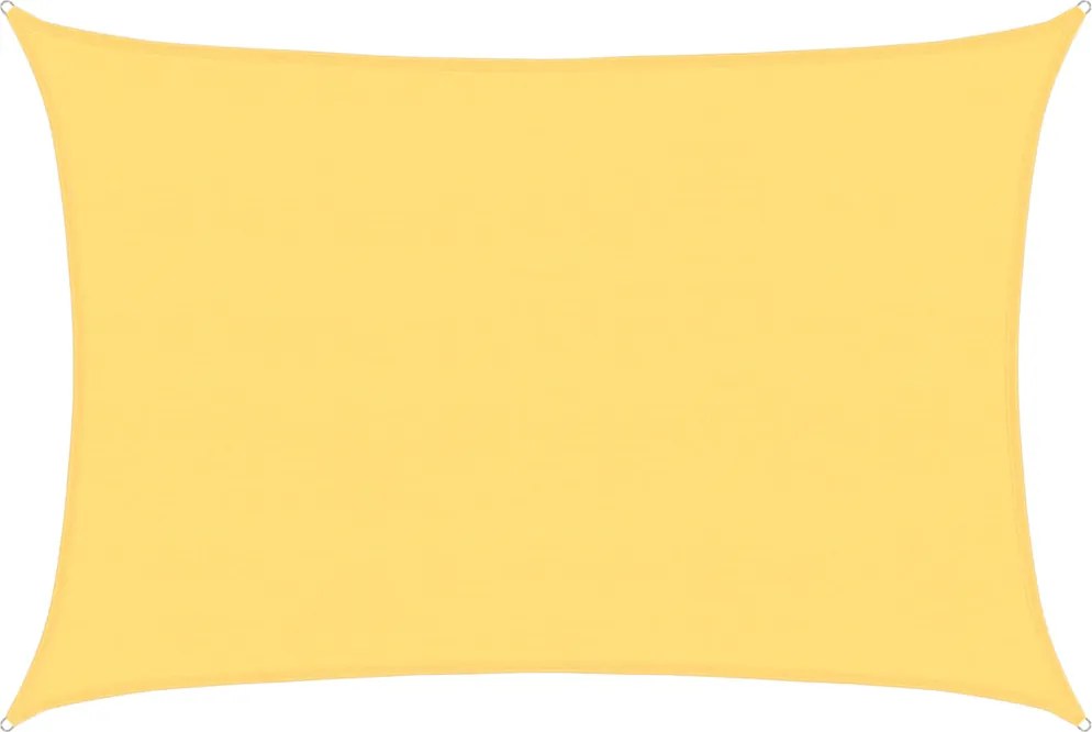 Plachta proti slunci 160 g/m² béžová 5 x 6 m HDPE 311136