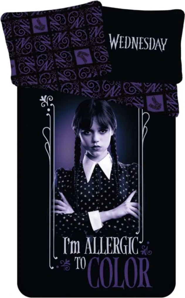 Povleceni Disney Wednesday 140x200cm + 90x70 cm Setino