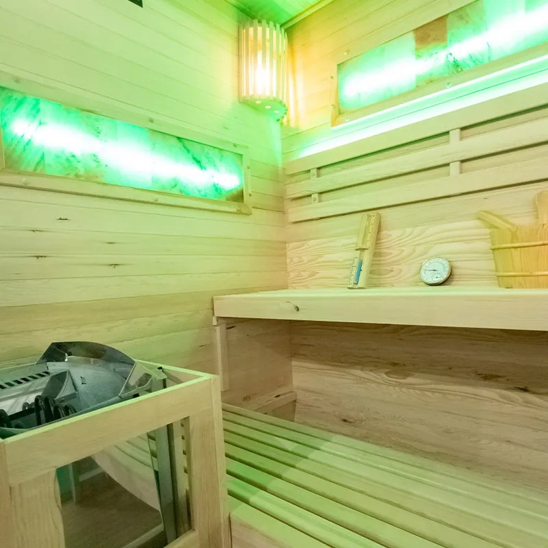 BPS-koupelny Finská sauna Relax HYD-4783 140x150, 3-4 osoby