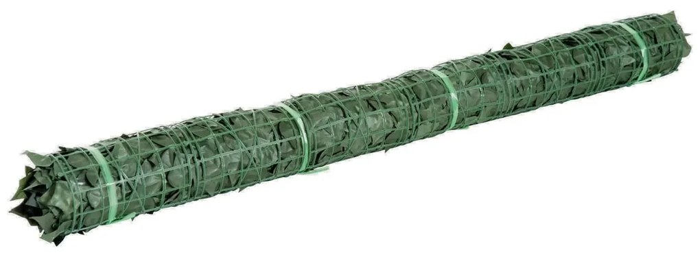 Outsunny Umělý živý plot Břečťan, tmavě zelený, 300 x 150 cm