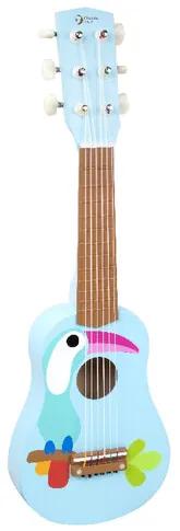 Classic world Kytara dřevěná modrá, 6 strun