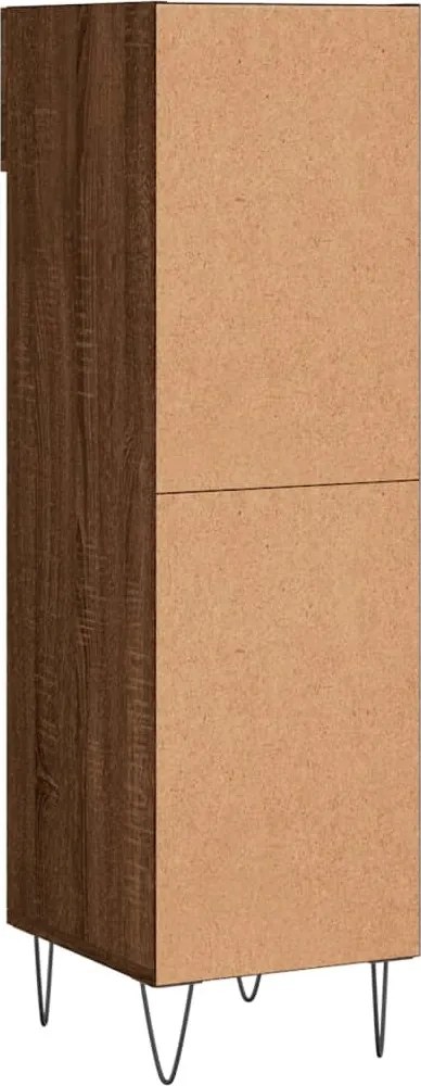 vidaXL Botník 30 x 35 x 105 cm kompozitní dřevo [829675] Barva: Bílá
