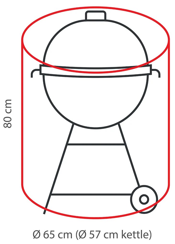 Obal na gril Ø 60 x 80 cm Winza