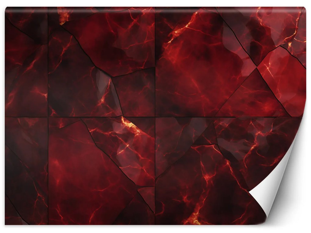Gario Fototapeta Červený mramor Materiál: Vliesová, Rozměry: 200 x 140 cm