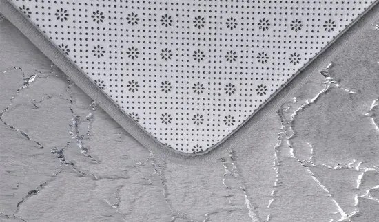 BO-MA, Koupelnová předložka Rabbit shine - grey, 60x100, šedá, koupelna