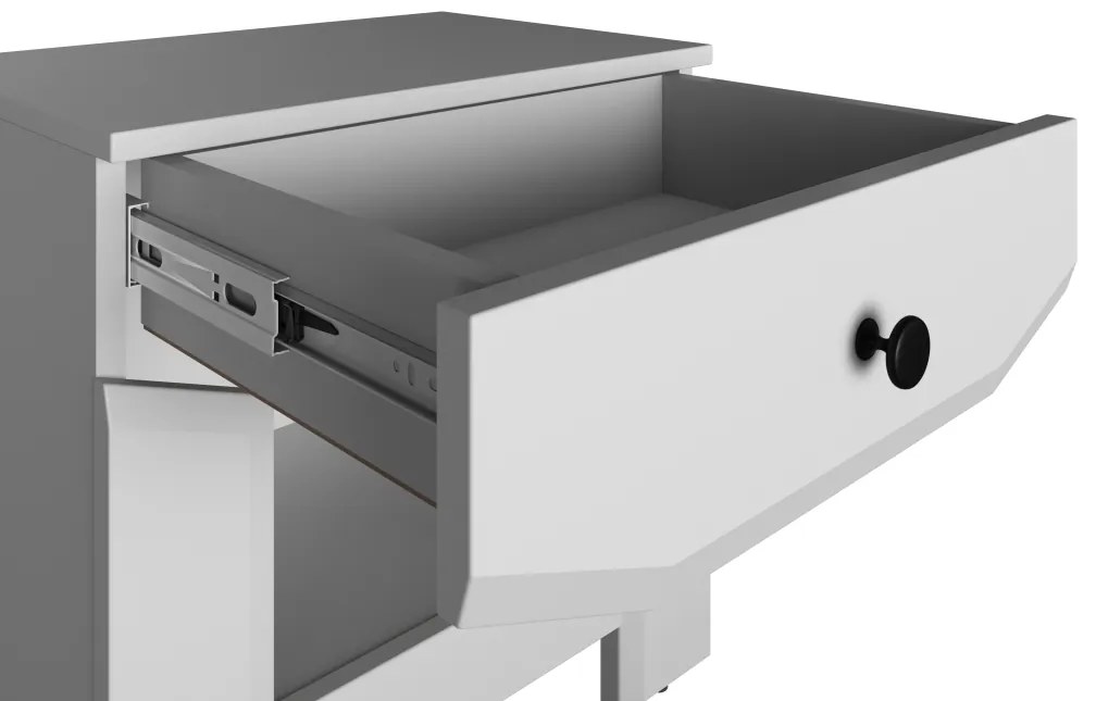 ML FURNITURE Noční stolek - TERNI 11, matná šedá