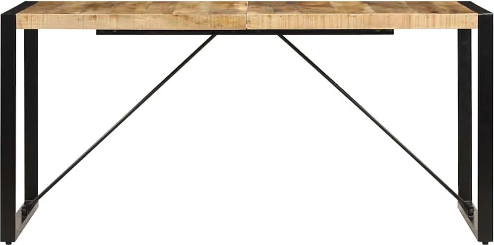 Jídelní stůl 160 x 80 x 75 cm masivní mangovníkové dřevo 247417