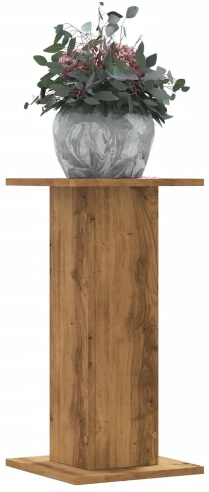 Stojany na rostliny 2 ks dub artisan 30 x 30 x 60 cm kompozit 3307863