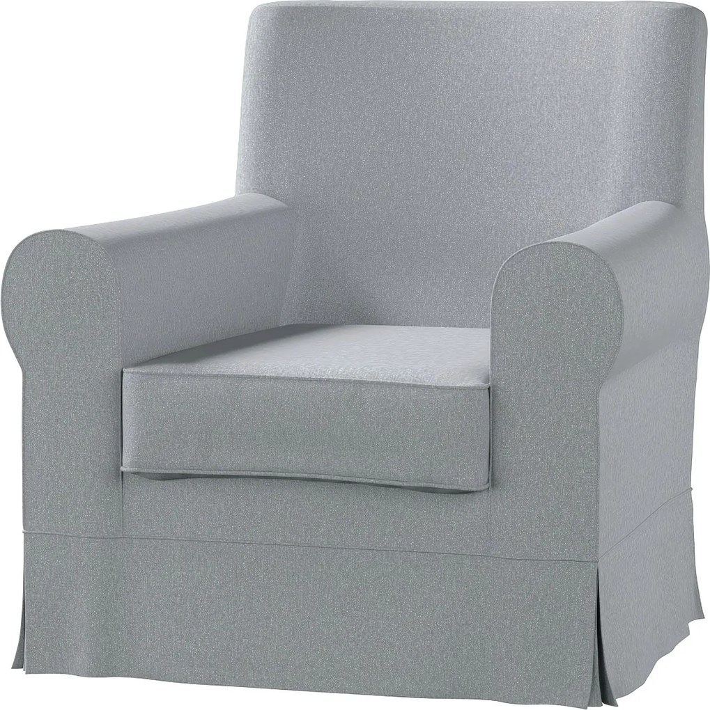 Potah na křeslo IKEA Ektorp Jennylund barva šedá látka pletený vzor