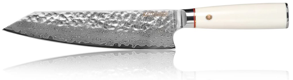 KATFINGER | Damaškový nůž Kiritsuke 8" (20cm) | White | KF513