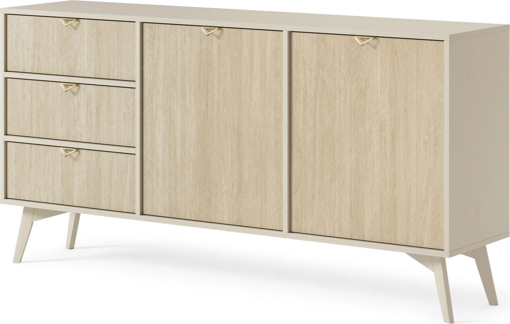 PSK Komoda NATURAL, Písková/Scandi 158 cm