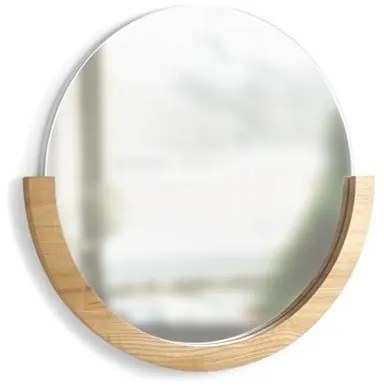 Zrcadlo MIRA s jasanovým rámem