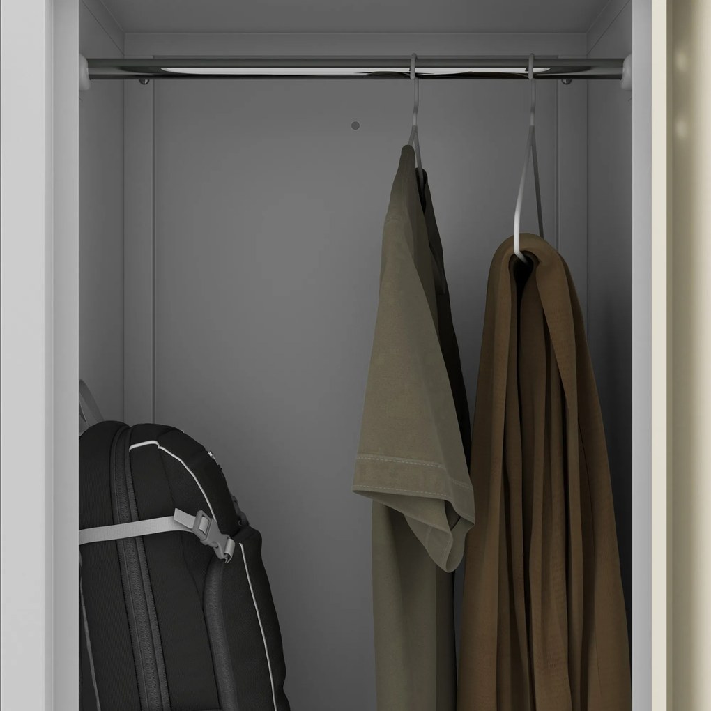 Šatní skříň typu L šedá, dub sonoma, 800x1850x450 mm: JULIA Eco Design