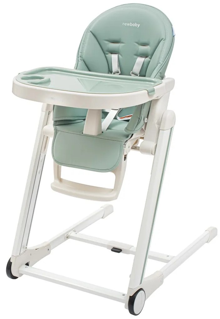 Jídelní židlička Muka NEW BABY dusty green Barva: zelená