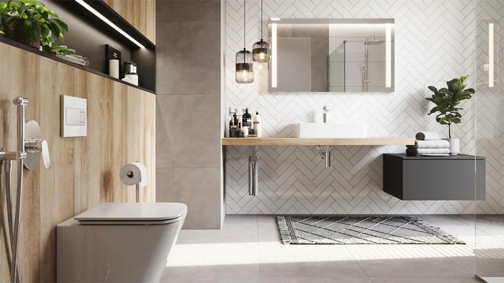 Mereo Mereo, Ponte, koupelnová skříňka 61 cm, Multidecor, CN290SBIAA