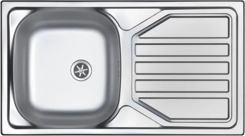 Sinks OKIO 780 V 0,5mm leštěný