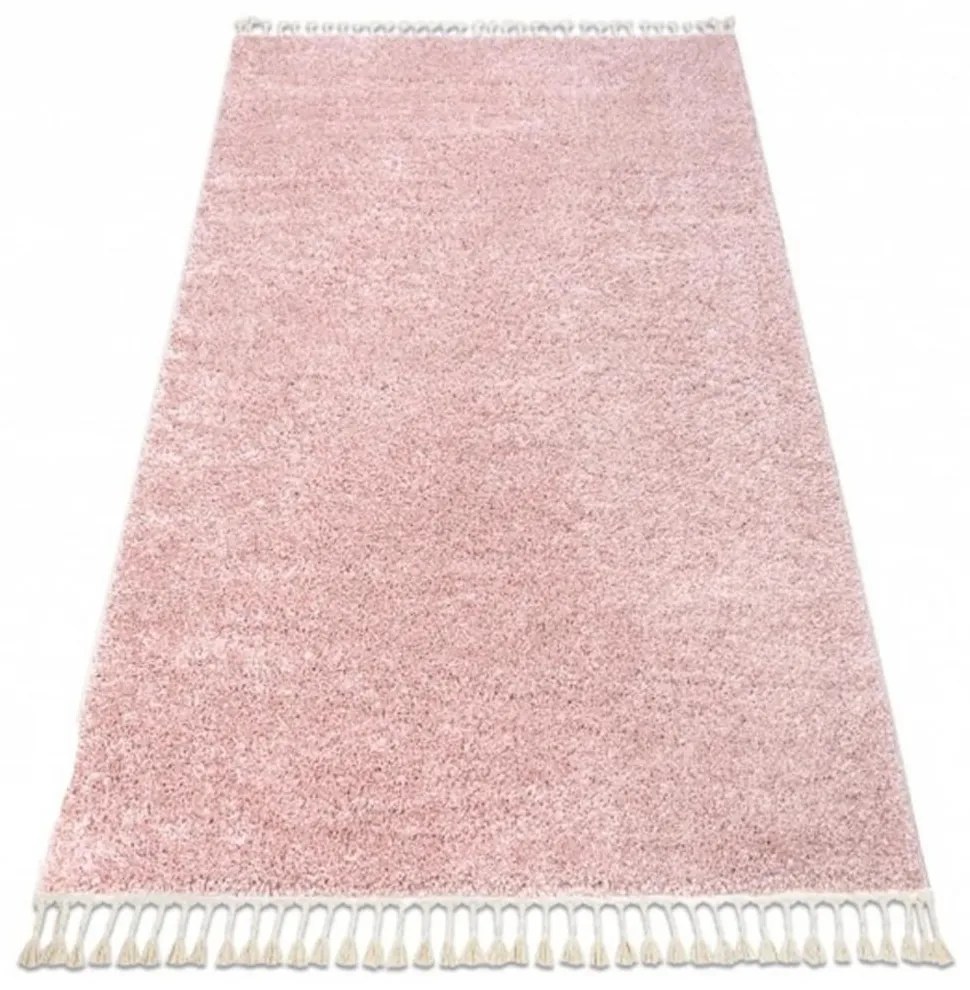 *Kusový koberec Shaggy Berta růžový 160x220cm