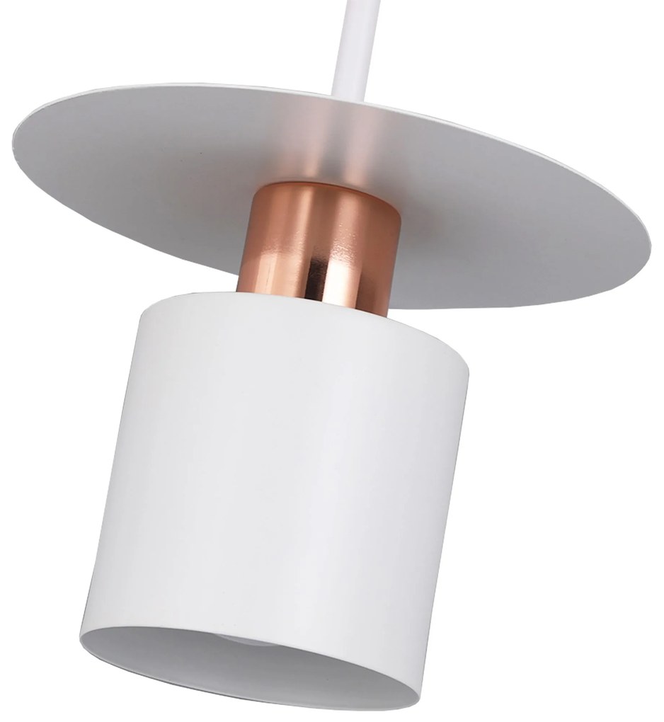 Toolight Závěsné svítidlo s APP1146-1CP White Rose Gold