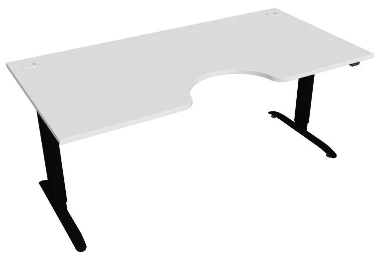 Hobis Motion Elektr. nastavitelný stůl 180x90 - HOBIS ERGO MOTION MSE 2 1800 Dekor stolové desky: bílá, Barva kovové podnože: černá