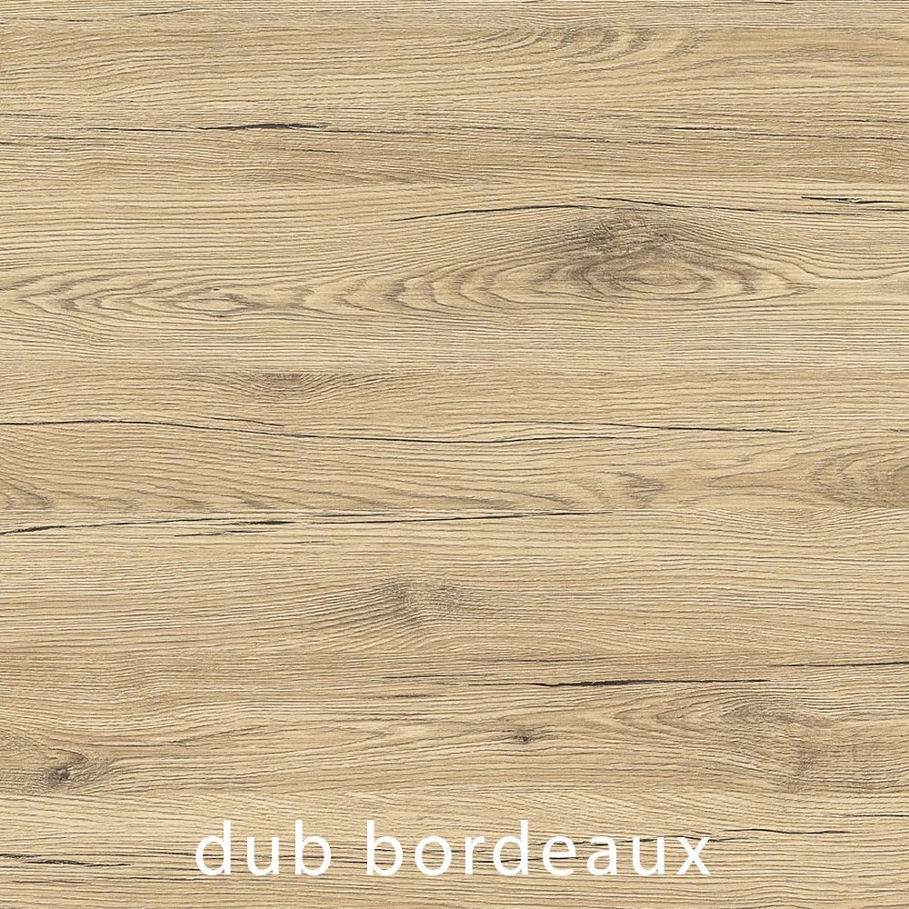 BORDEAUX bb | vysoká skříňka 40 DK-210 2F potravinová s policemi | 40 cm | dub bordeaux