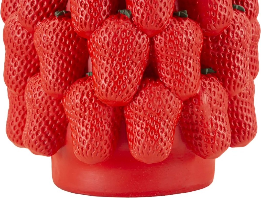 Váza Strawberry 32 cm červená