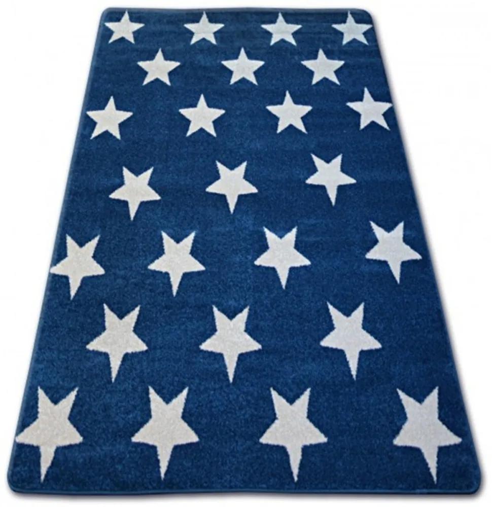 Kusový koberec Stars modrý, Velikosti 280x370cm