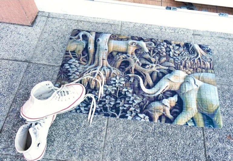 Ervi rohožka - Animals, 45x75 cm
