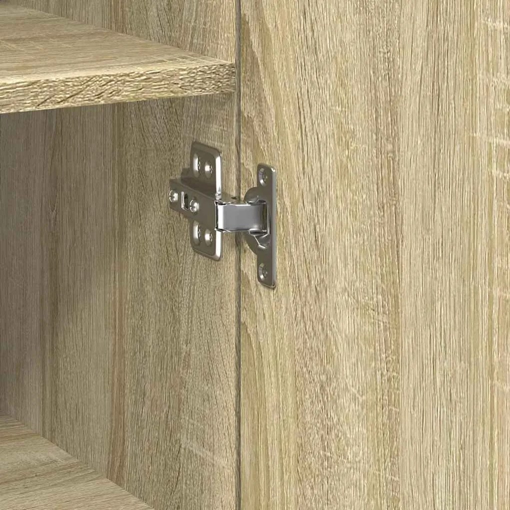 Skříň highboard dub sonoma 45 x 42,5 x 185 cm kompozitní dřevo 3281408