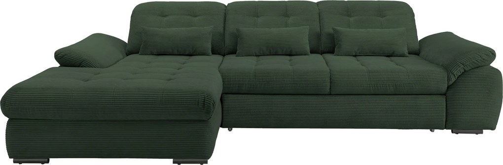 XXXLutz ROHOVÁ SEDAČKA, textil, tmavě zelená Livetastic - Sedací soupravy - 002310018824