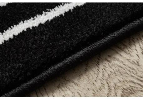 koberec HAMPTON Chick rám, černý velikost 160x220 cm | krásné koberce cz