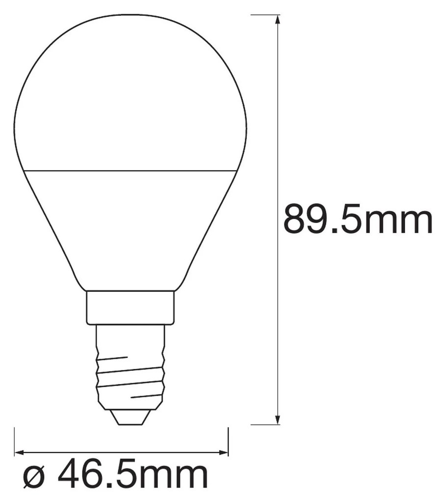 LEDVANCE SMART+ WiFi E14 5W kapka RGBW 3ks