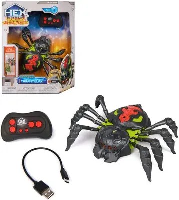 SPIN MASTER Hex Bots RC Tarantule lezoucí po stěnách / Interaktivní hr