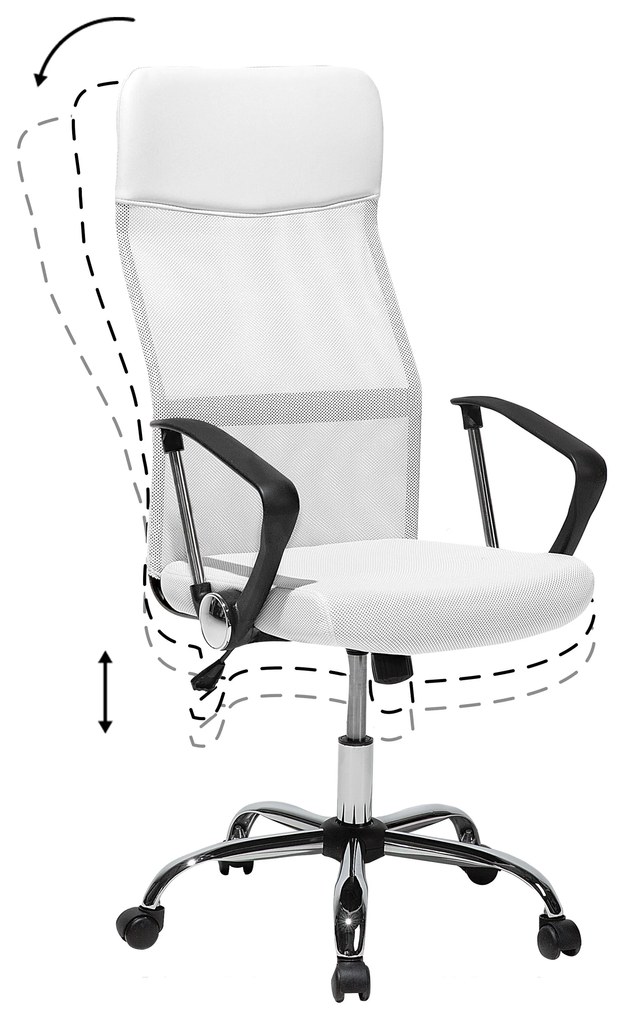 Kancelářská židle bílá DESIGN Beliani