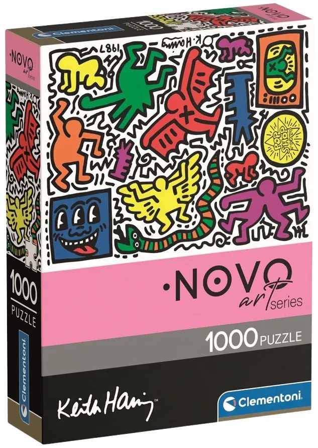 Clementoni - Puzzle 1000 Novo Art Series: Keith Haring 2