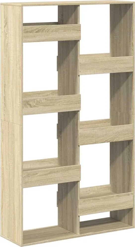 Knihovna dub sonoma 100 x 33 x 175 cm kompozitní dřevo 3309404