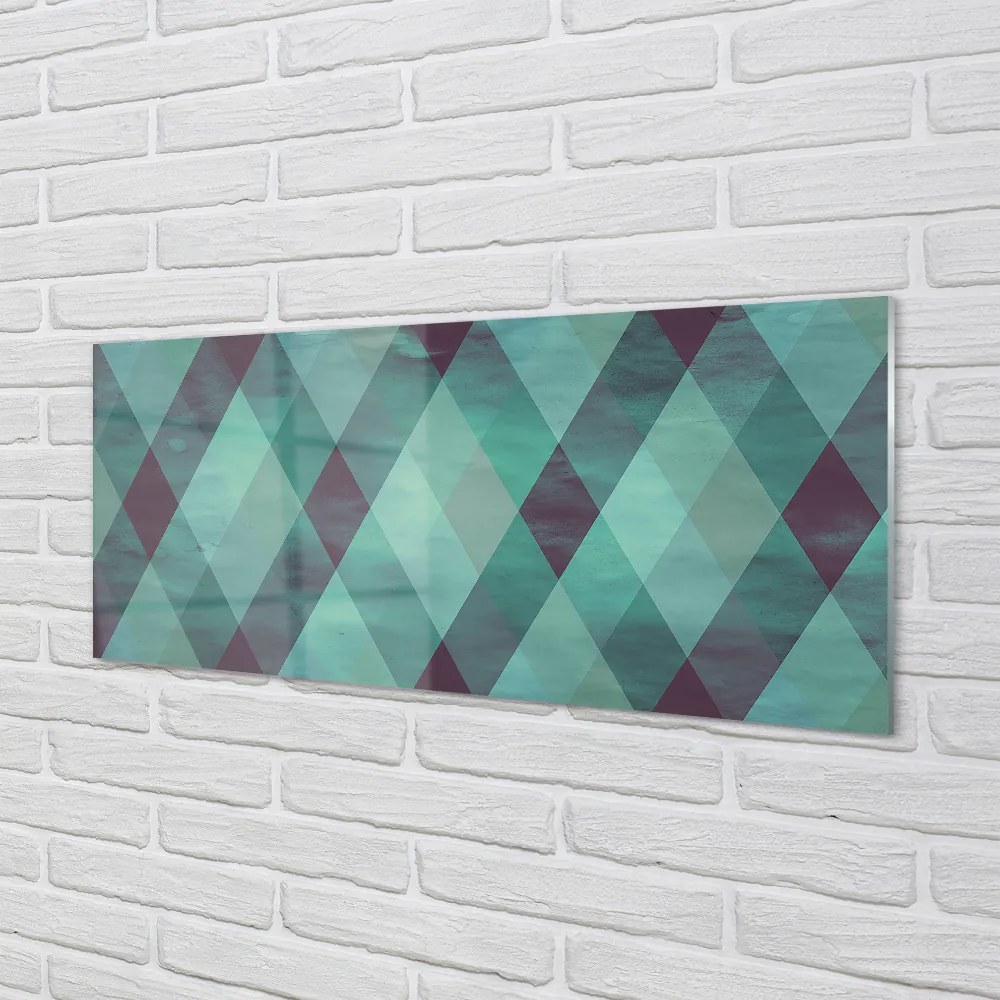 akrylový obraz Geometrický vzor diamantů 120x60 cm