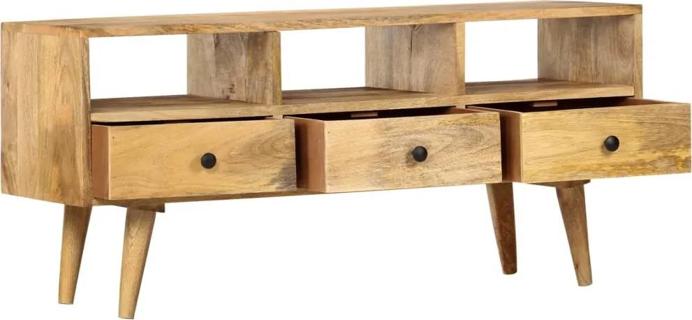 vidaXL TV stolek 110 x 36 x 50 cm masivní mangovníkové dřevo [285824]
